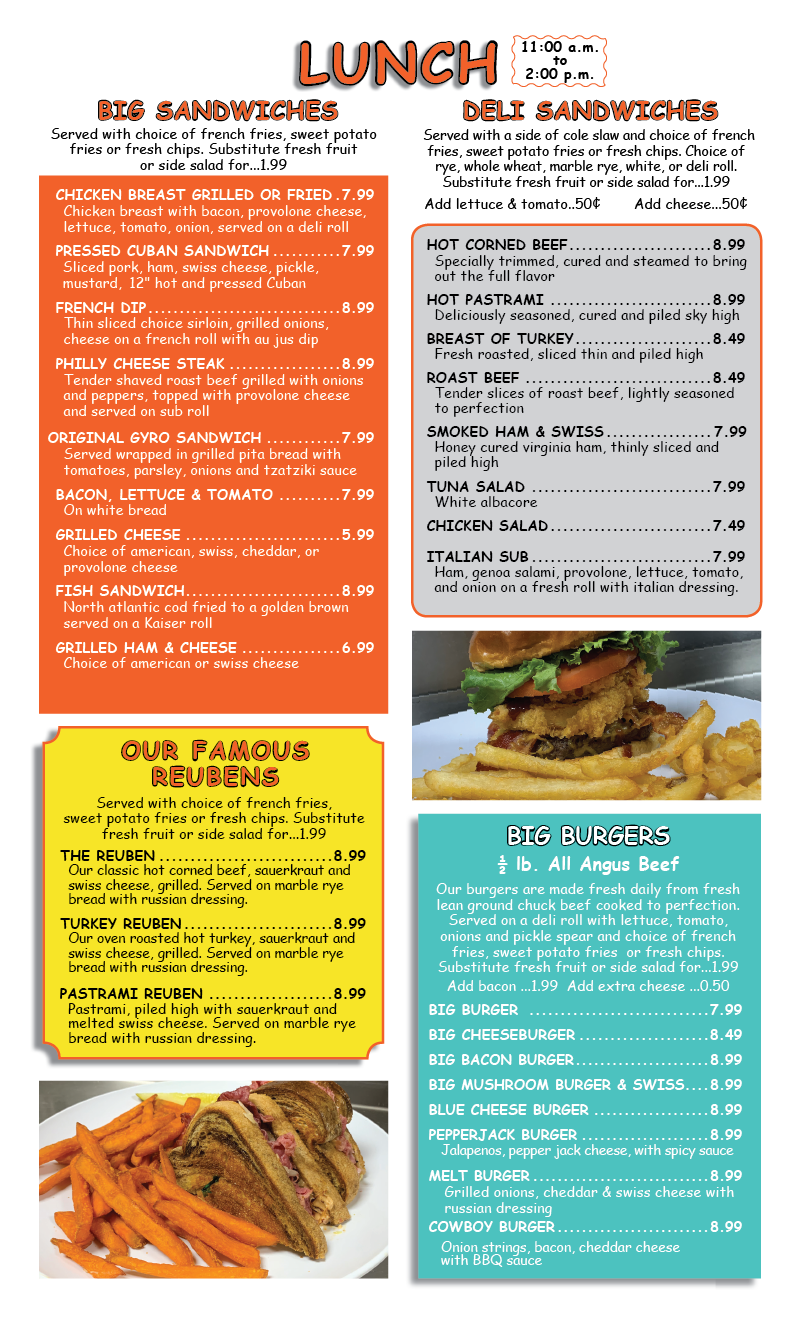 Menu | Egg City Diner