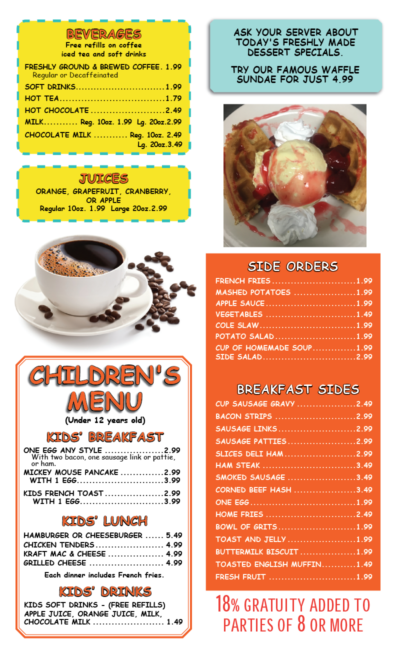 Menu | Egg City Diner