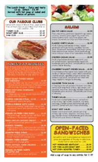 Menu | Egg City Diner