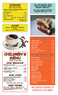 Menu | Egg City Diner