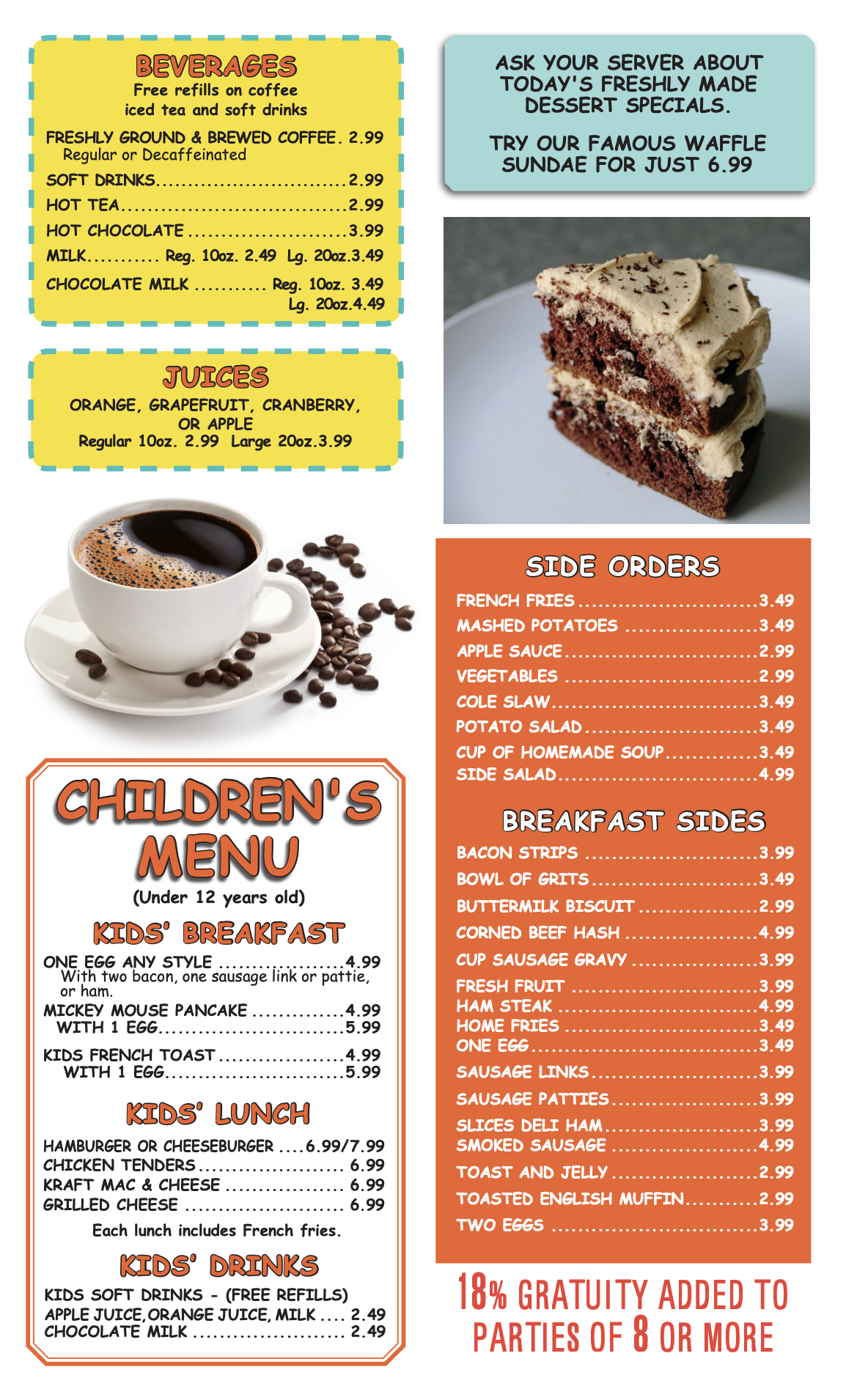 Menu | Egg City Diner